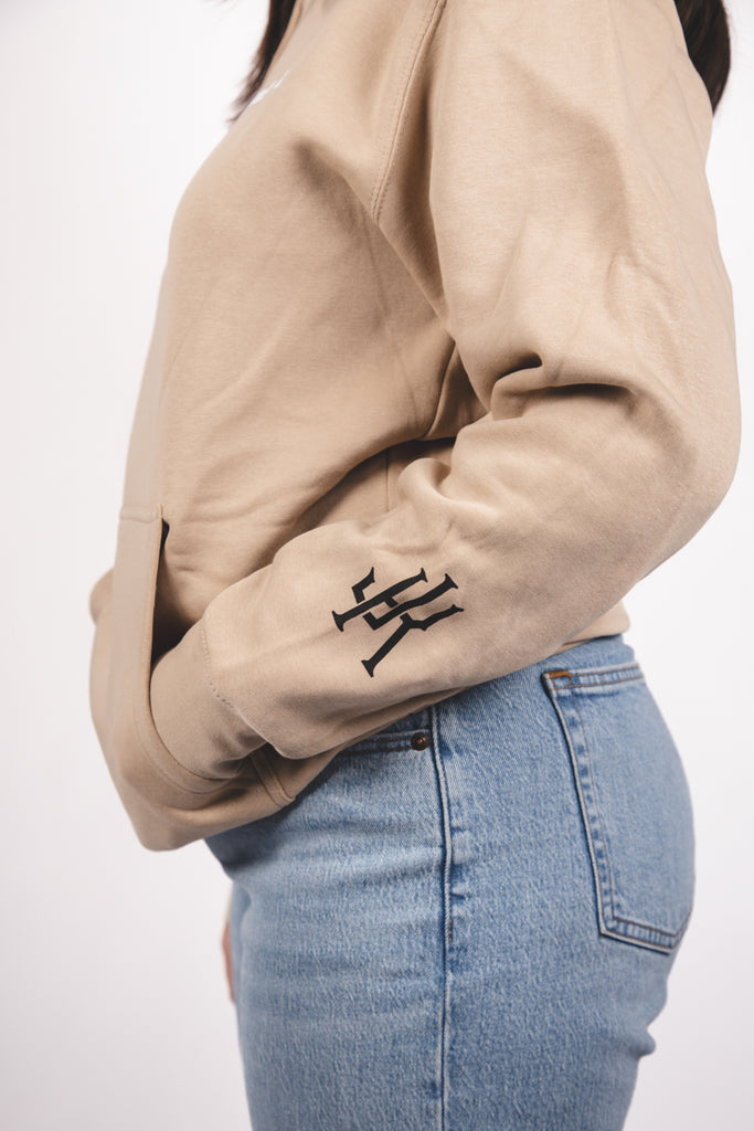 Mahal Kita Hoodie- Sand – Merch Method, Inc